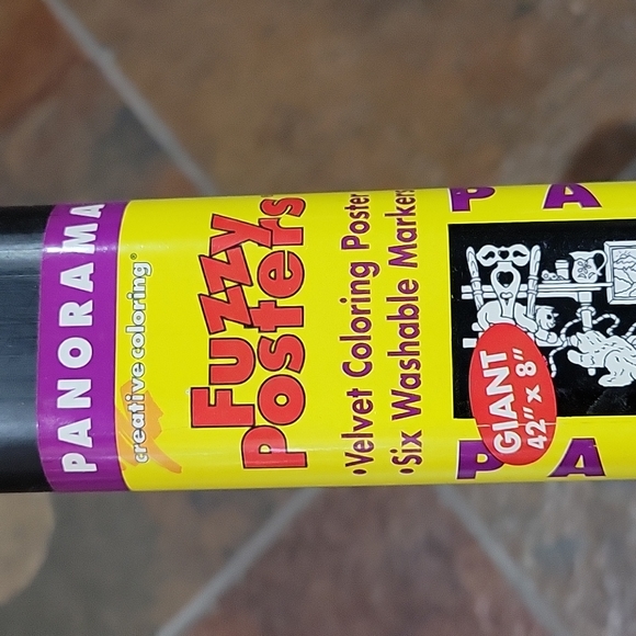 Western Graphics Corp | Toys | Vintage Fuzzy Poster Panorama 74 Western ...